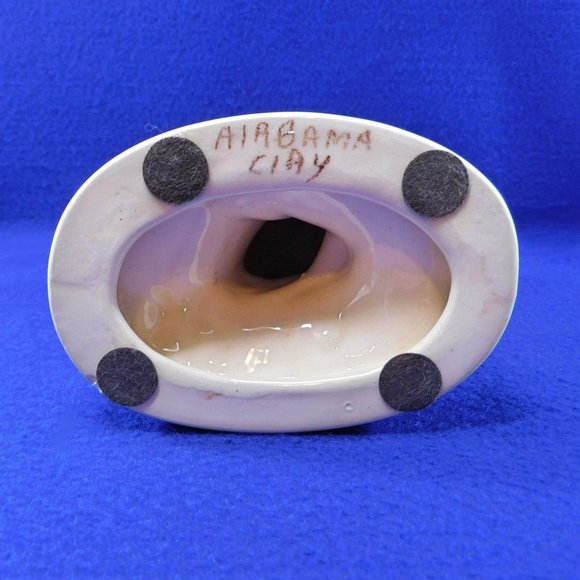 Alabama Clay | Accents | Vintage Alabama Clay Art Pottery Cat Figurine Peach Rust And White Old ...